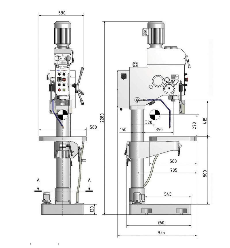 Perceuse à colonne Optimum |Perceuse professionnelle |Optimachines
